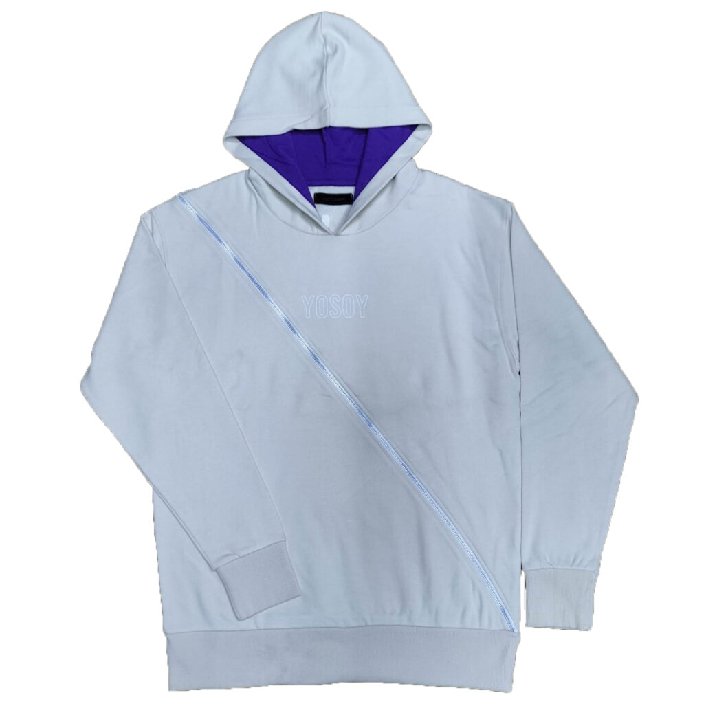 Cozy Comfort Hoodie In Grey Shade Color