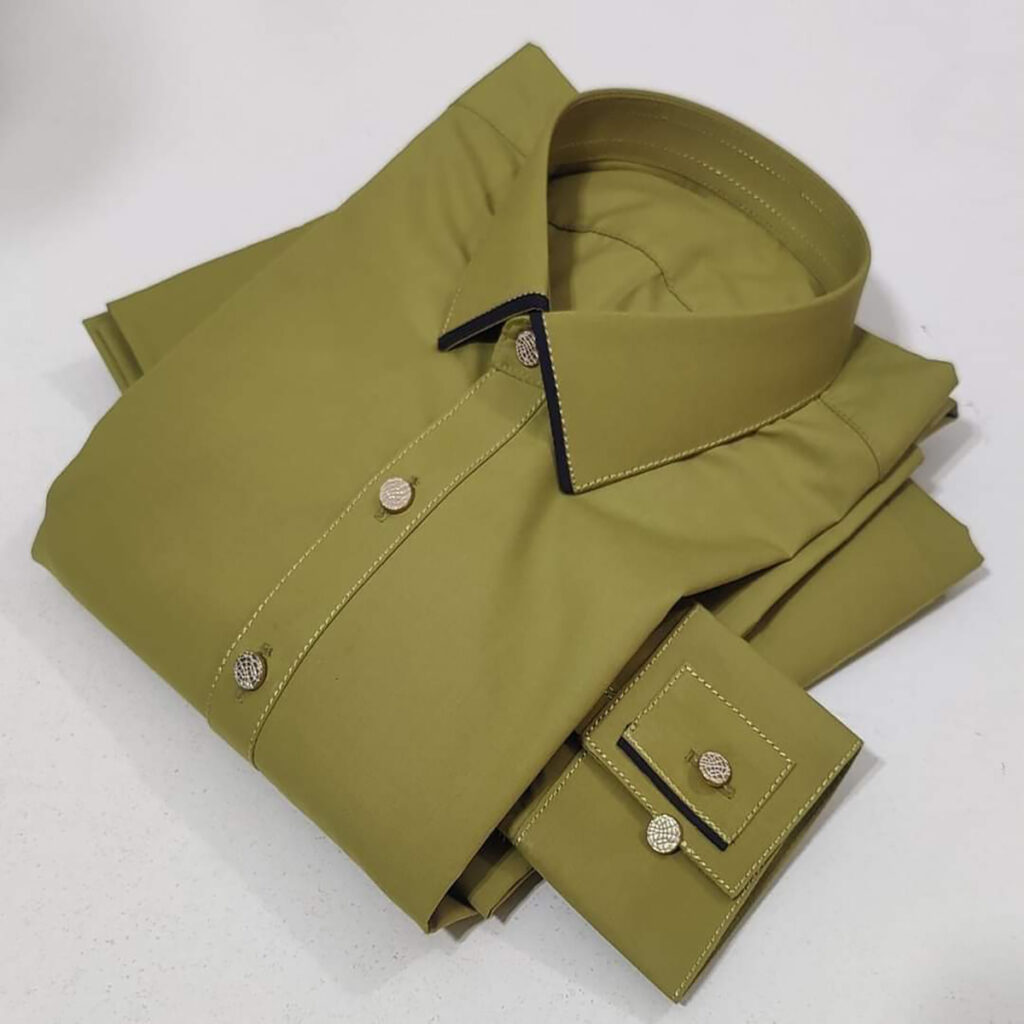 Muddy Green pakistani mens shalwar kameez