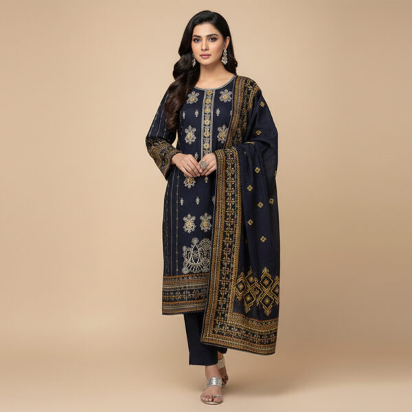 Black pakistani wholesale dhanak suits